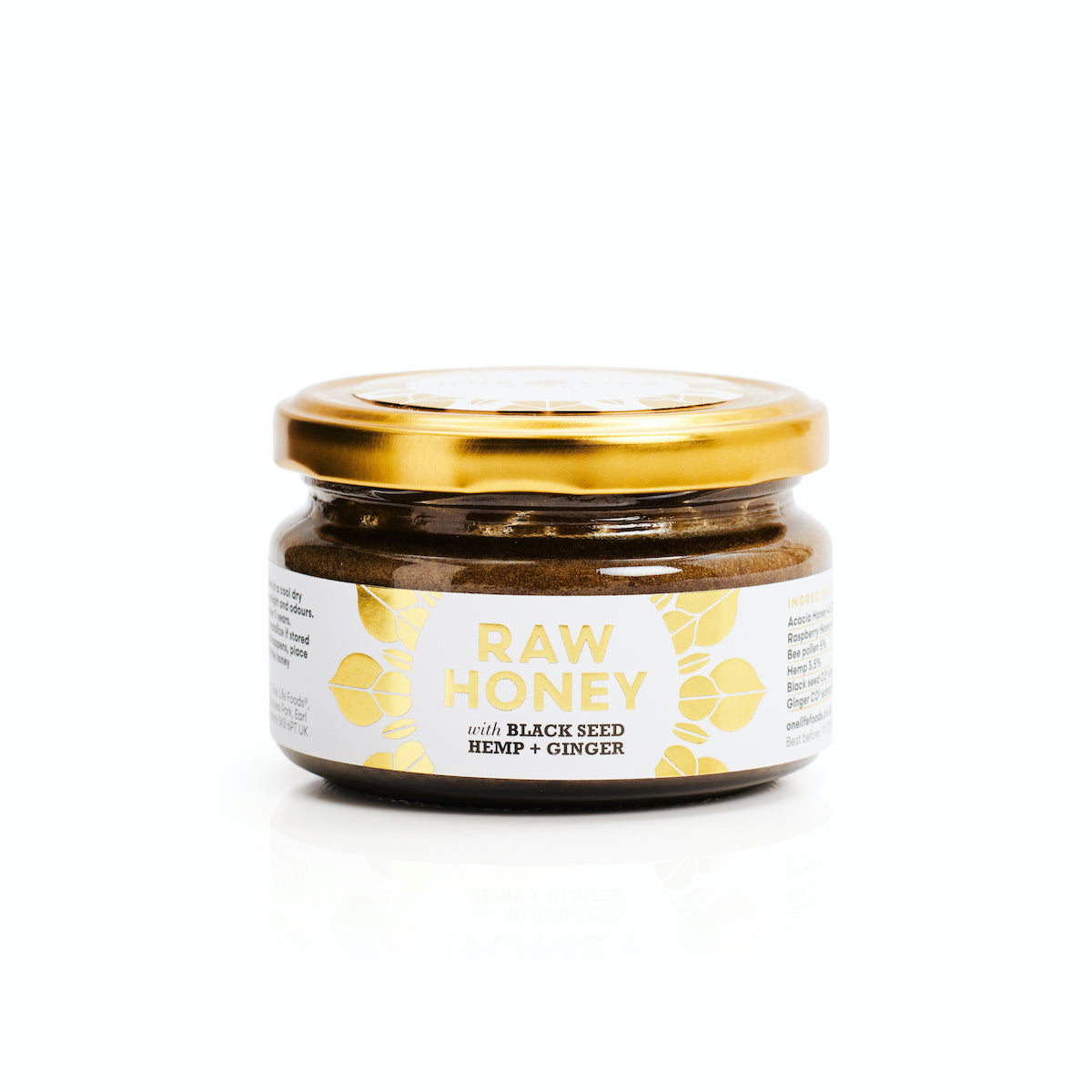 One Life Foods®|RAW Honey Black seed, Ginger, Hemp & Pollen